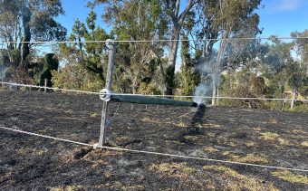 Burn-Offs Damage Power Poles - southburnett.com.au