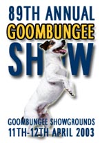 89th Annual Goombungee Show 2003
